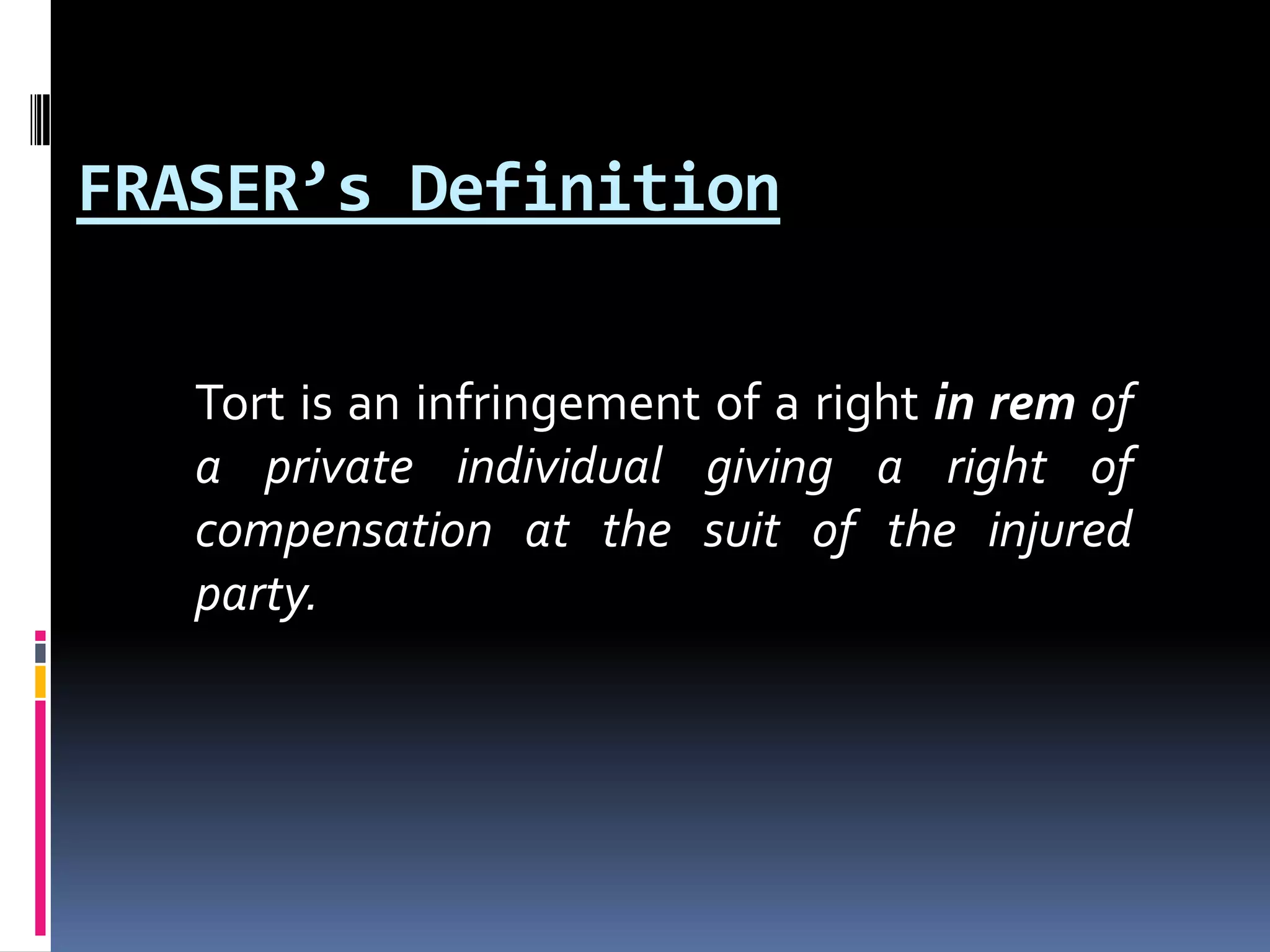 An introduction to law of torts | PDF