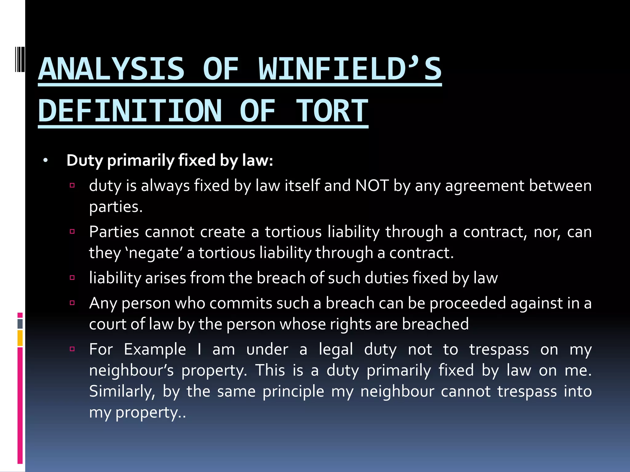 An introduction to law of torts | PDF