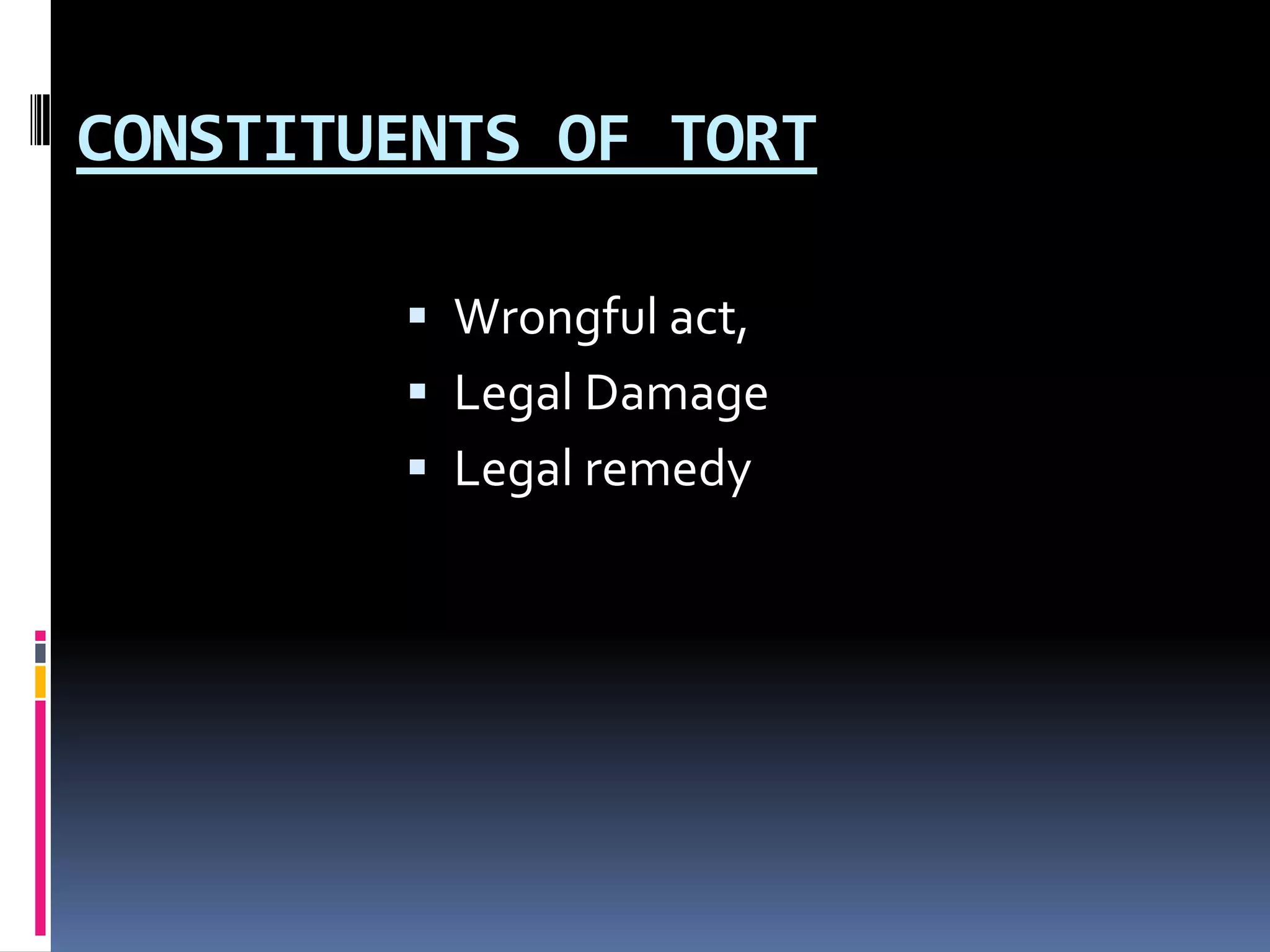 An introduction to law of torts | PDF