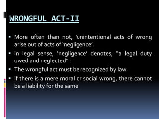 An introduction to law of torts | PDF