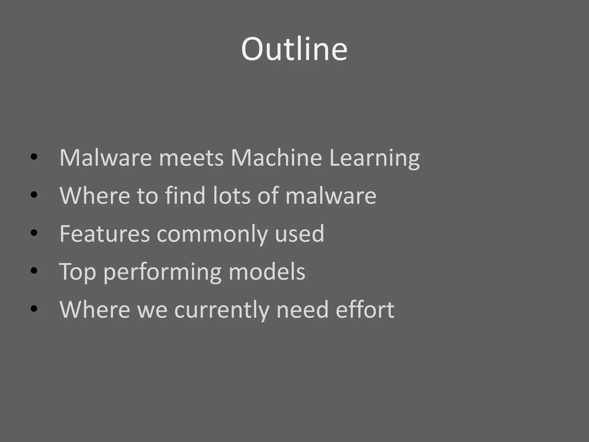 An Introduction to Malware Classification | PPT