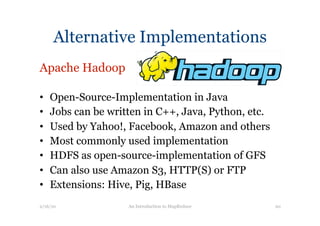 An Introduction to MapReduce | PDF