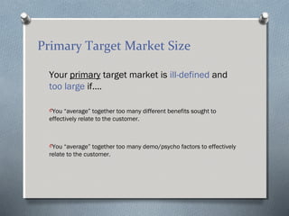 An introduction to market segmentation and targeting | PPT