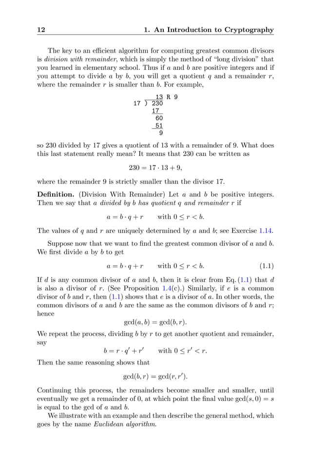 An Introduction to Mathematical Cryptography-Springer-.pdf | Physics | Science