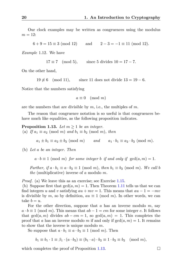 An Introduction to Mathematical Cryptography-Springer-.pdf | Physics ...