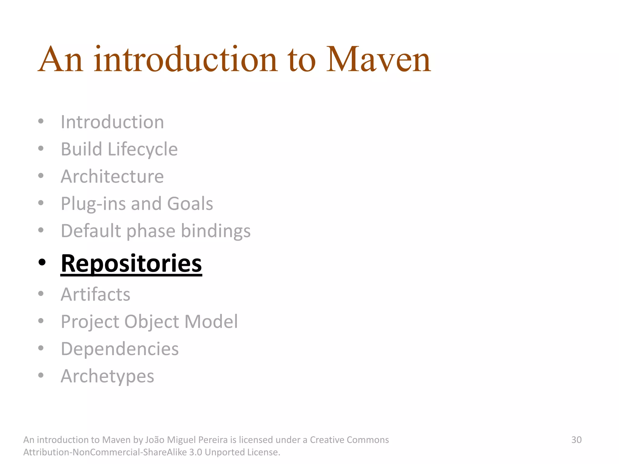 An introduction to Maven | PPTX | Programming Languages | Computing
