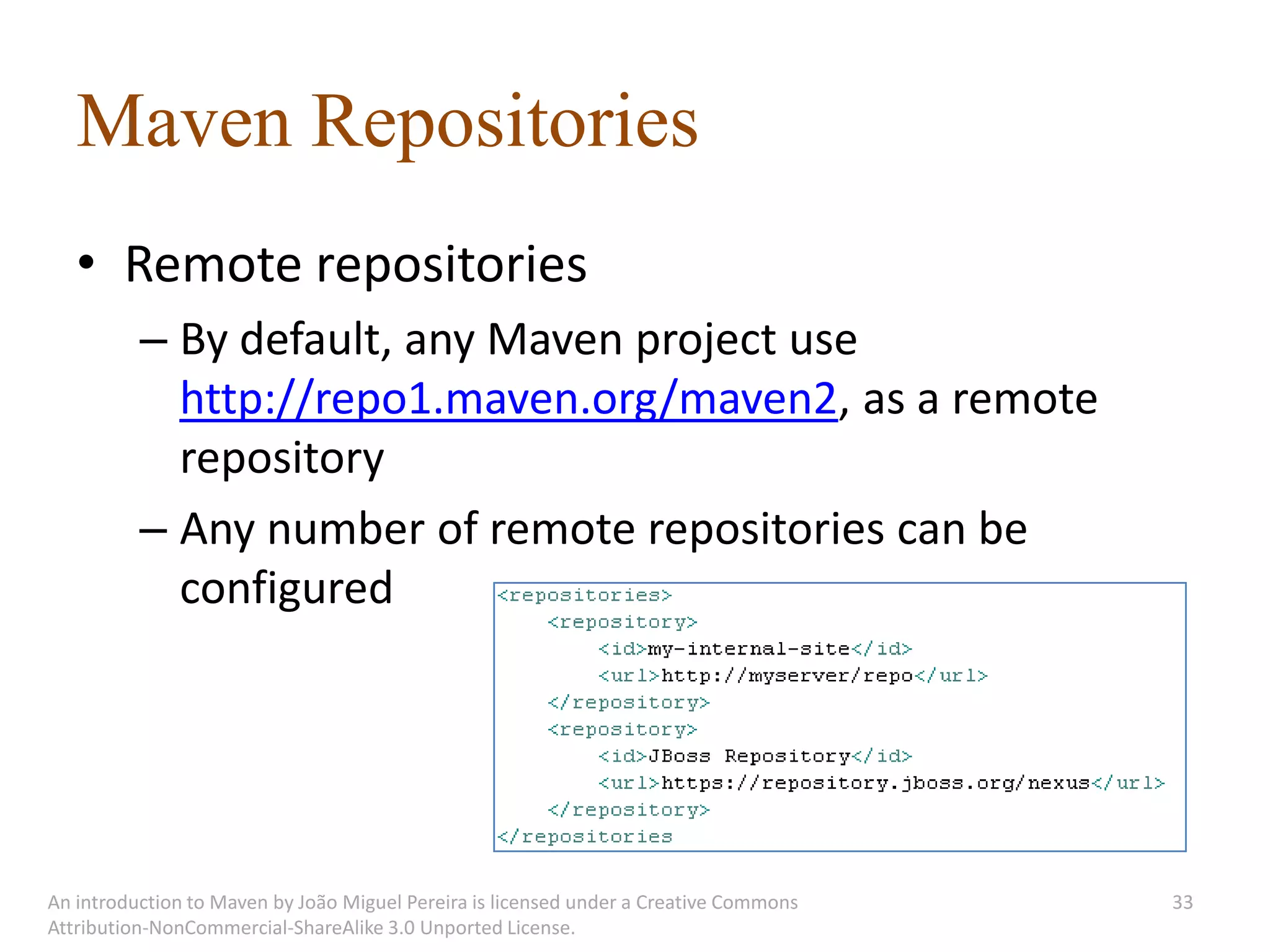 An introduction to Maven | PPTX | Programming Languages | Computing