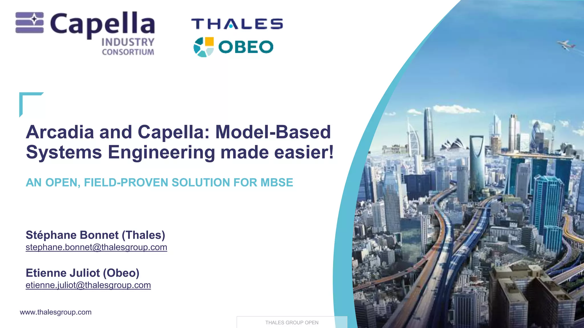 Arcadia and Capella: Model-Based Systems Engineering made easier ...