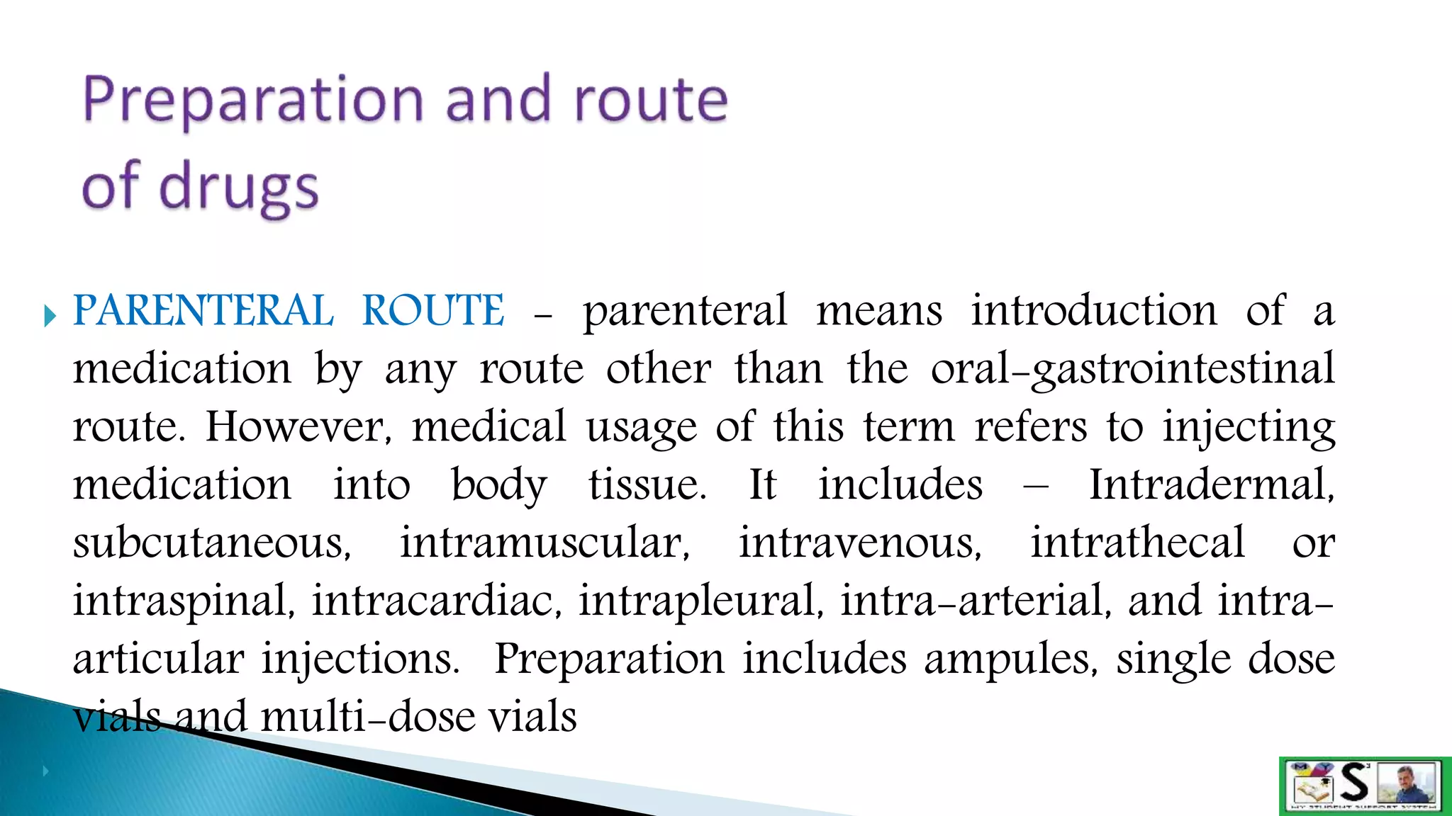 An introduction to medication administration in english | PPTX