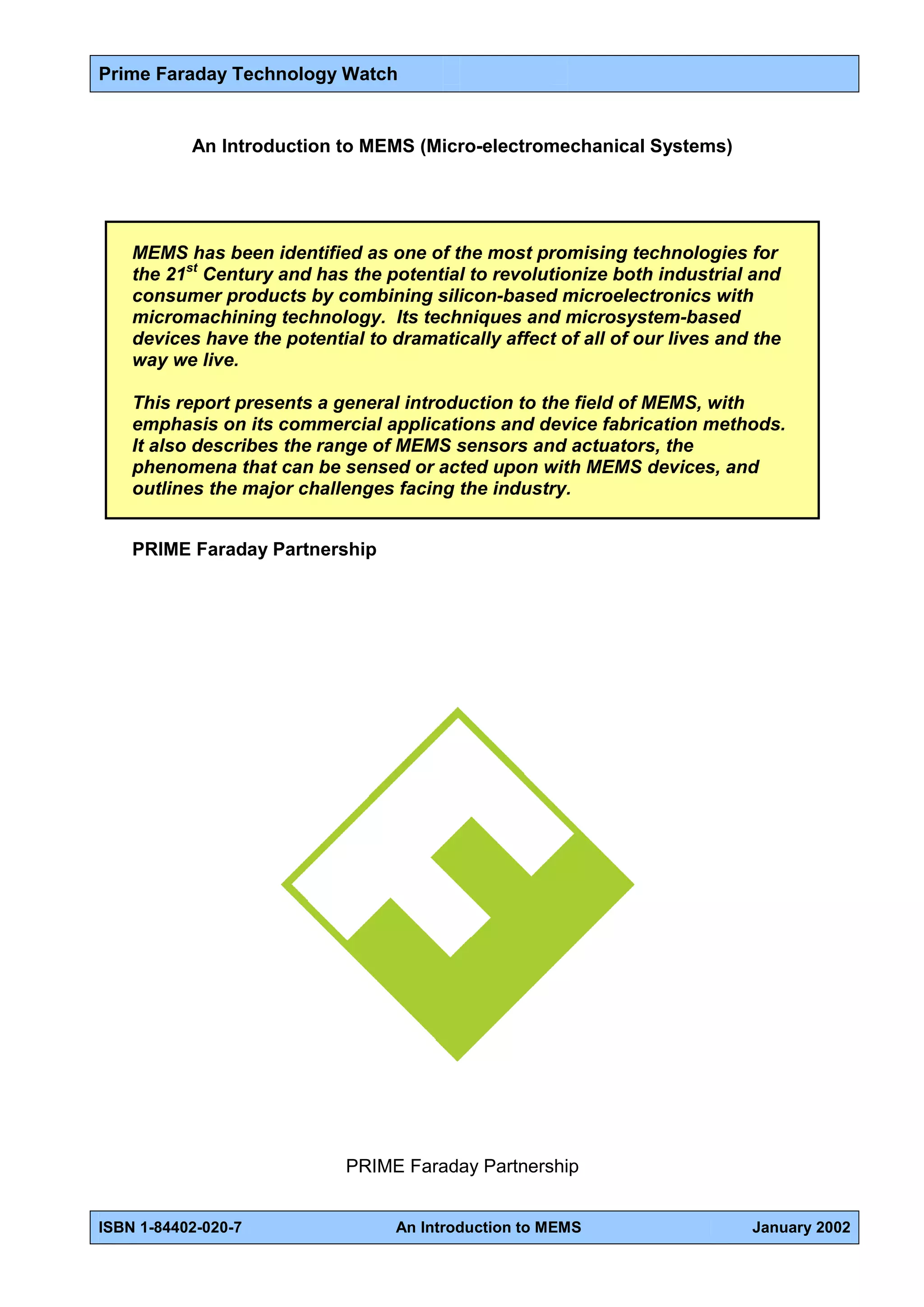 An Introduction to MEMS (Micro-electromechanical Systems) (2002).pdf