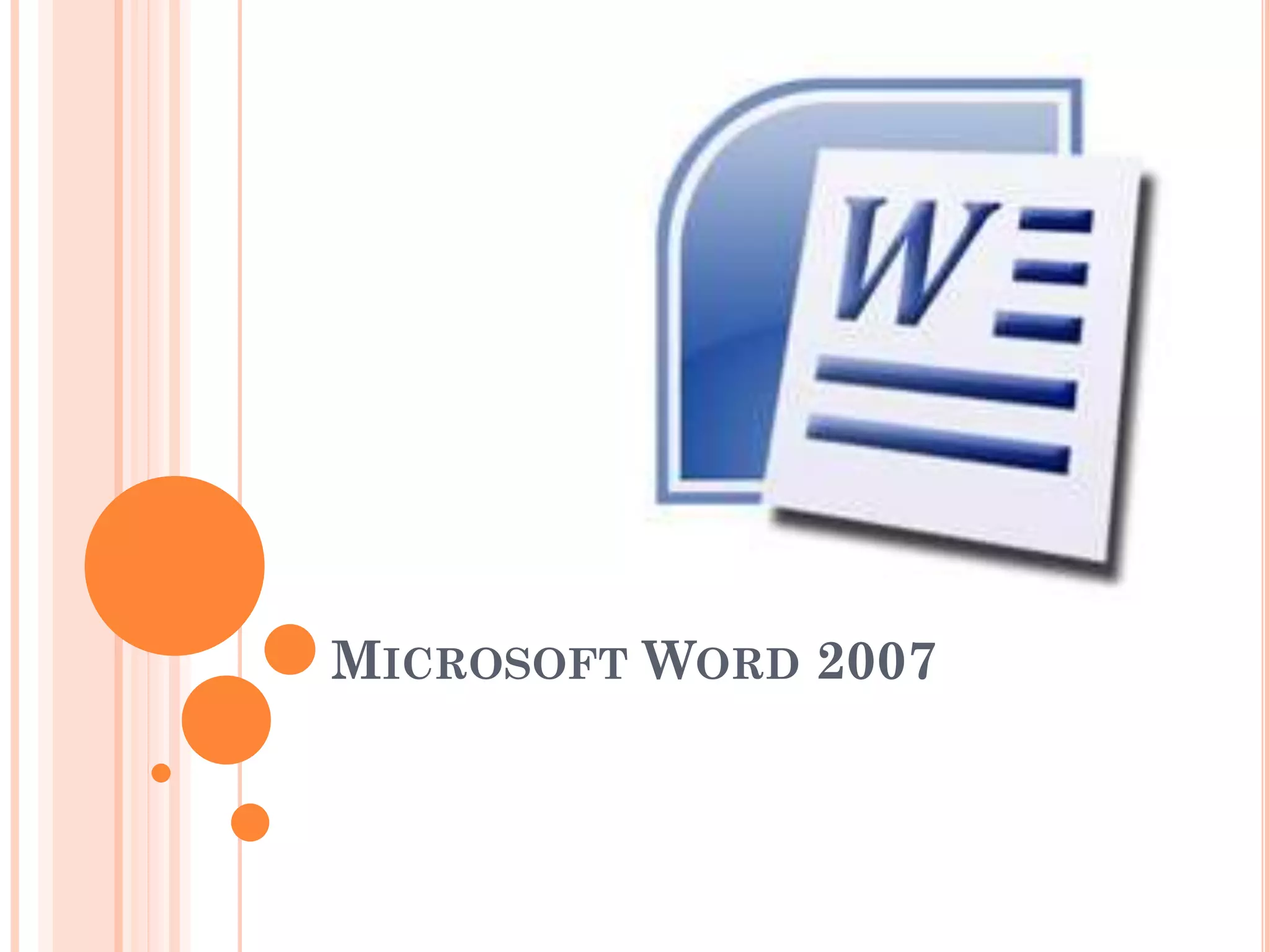 ITFT - An introduction to Microsoft Word | PPTX