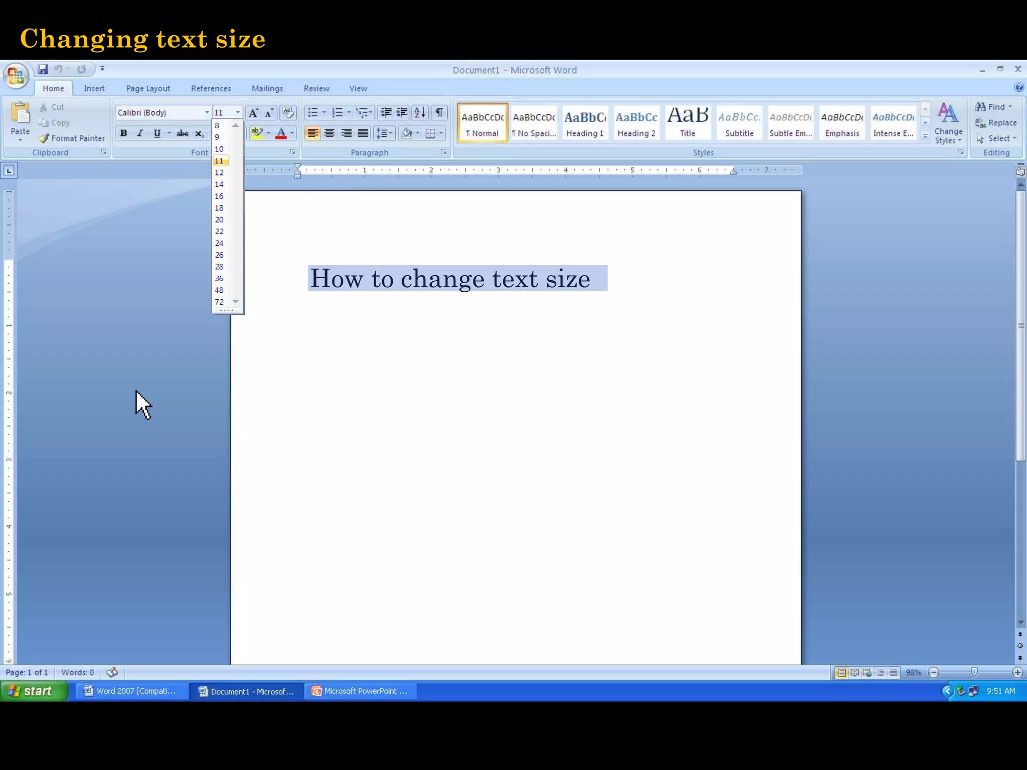 ITFT - An introduction to Microsoft Word | PPTX