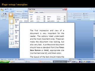 ITFT - An introduction to Microsoft Word | PPTX
