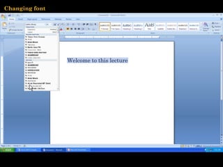 ITFT - An introduction to Microsoft Word | PPTX