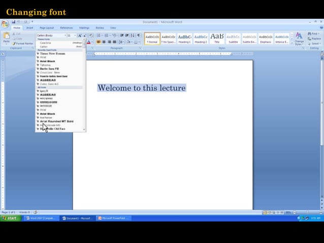 ITFT - An introduction to Microsoft Word | PPTX | Desktop Publishing ...