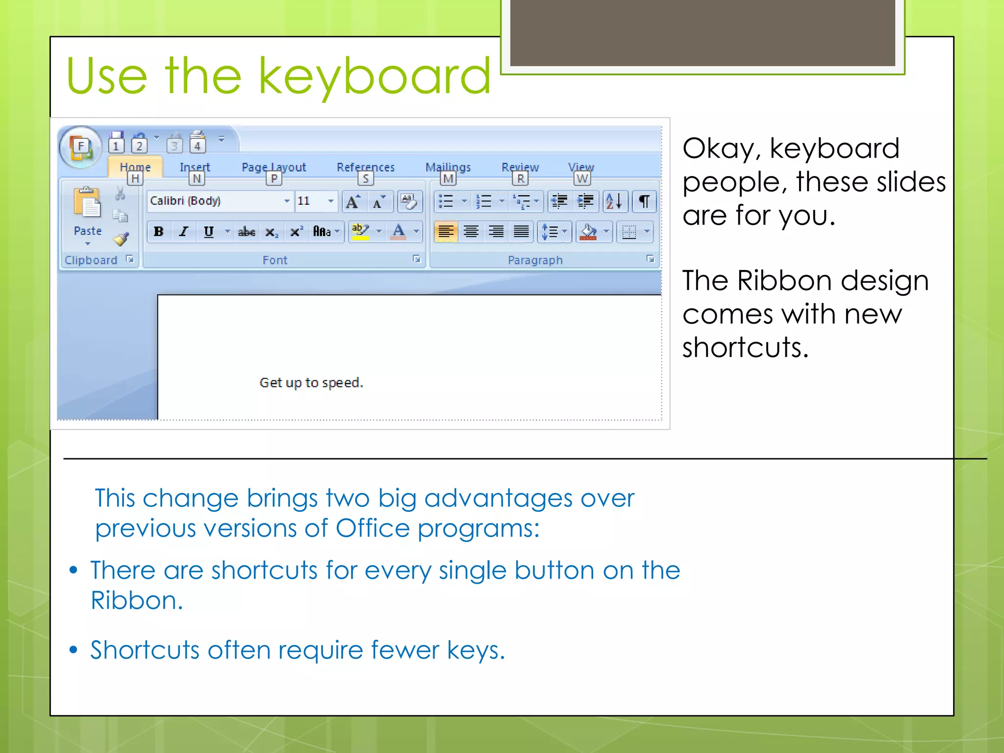 An introduction to microsoft office 2007 lecture | PPTX | Desktop Publishing | Computer Software ...