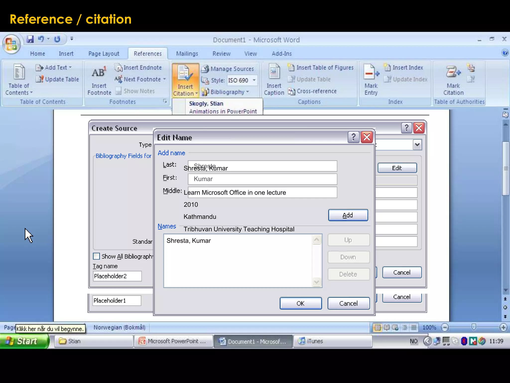 An introduction to microsoft office 2007 lecture | PPTX | Desktop ...