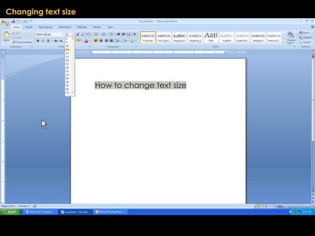 An introduction to microsoft office 2007 lecture | PPTX | Desktop ...