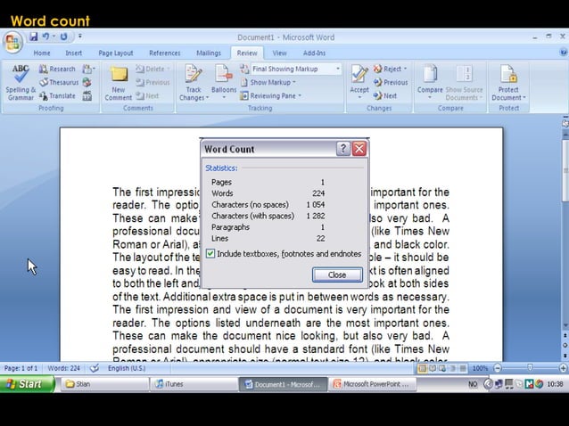 An introduction to microsoft office 2007 lecture | PPTX | Desktop ...