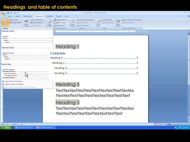 An introduction to microsoft office 2007 lecture | PPTX | Desktop ...