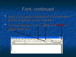 An introduction to microsoft_word | PPT