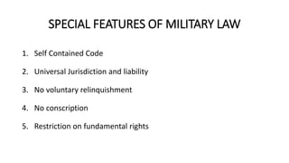 An Introduction to Military Law. pptx | PPTX
