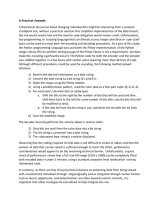 An introduction to mitigation for data hiding in lossless images | PDF