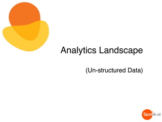 An introduction to ML, AI and Analytics | PPT