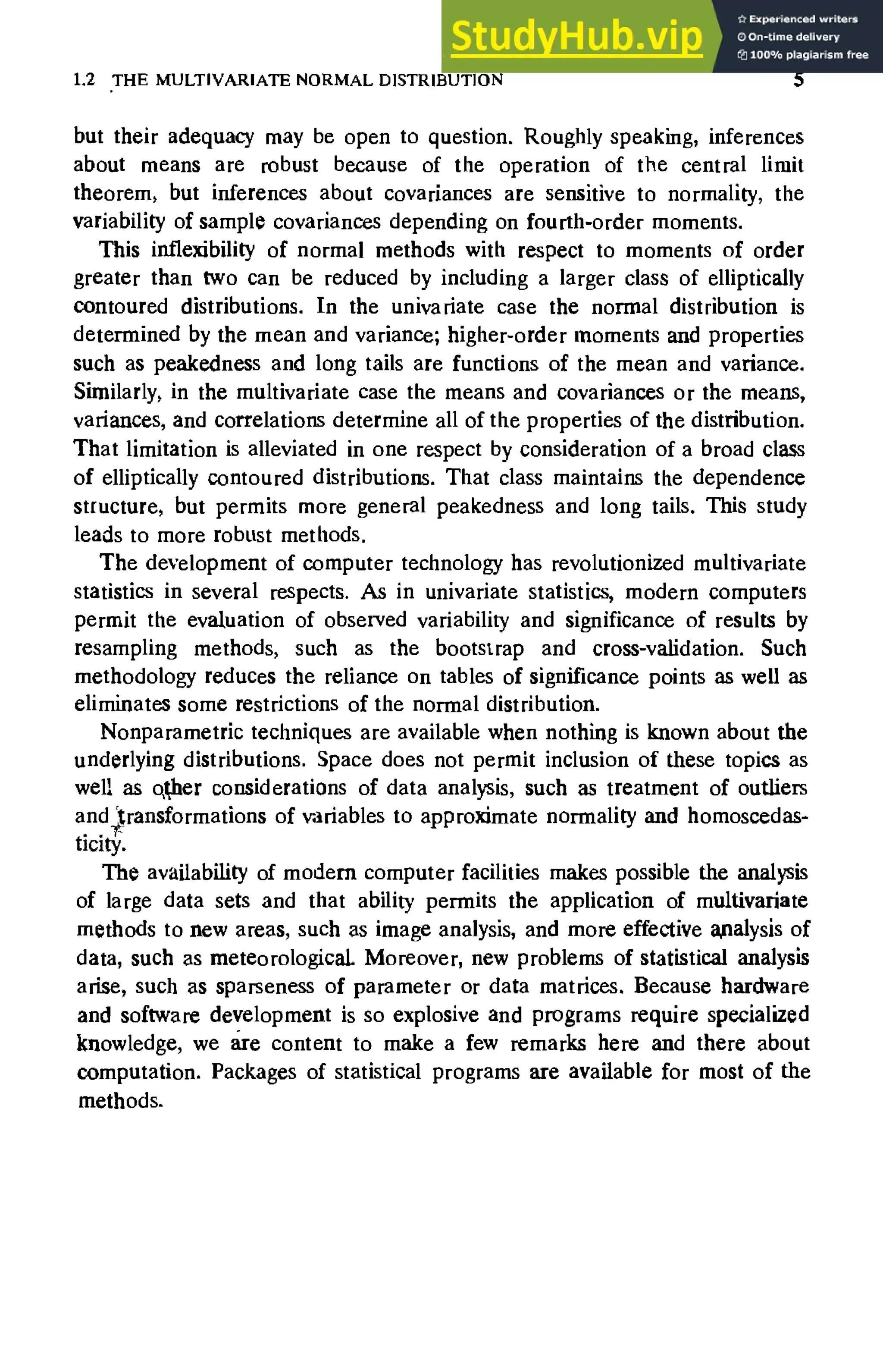 An Introduction To Multivariate Statistical Analysis Third Editionpdf