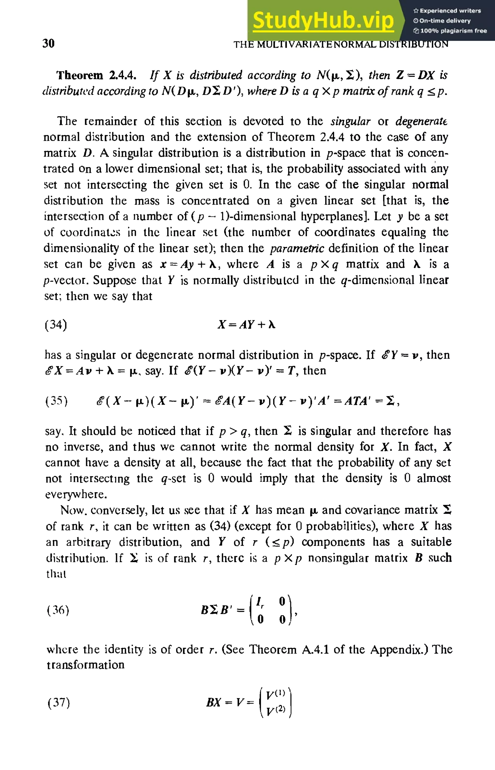 An Introduction To Multivariate Statistical Analysis Third Editionpdf