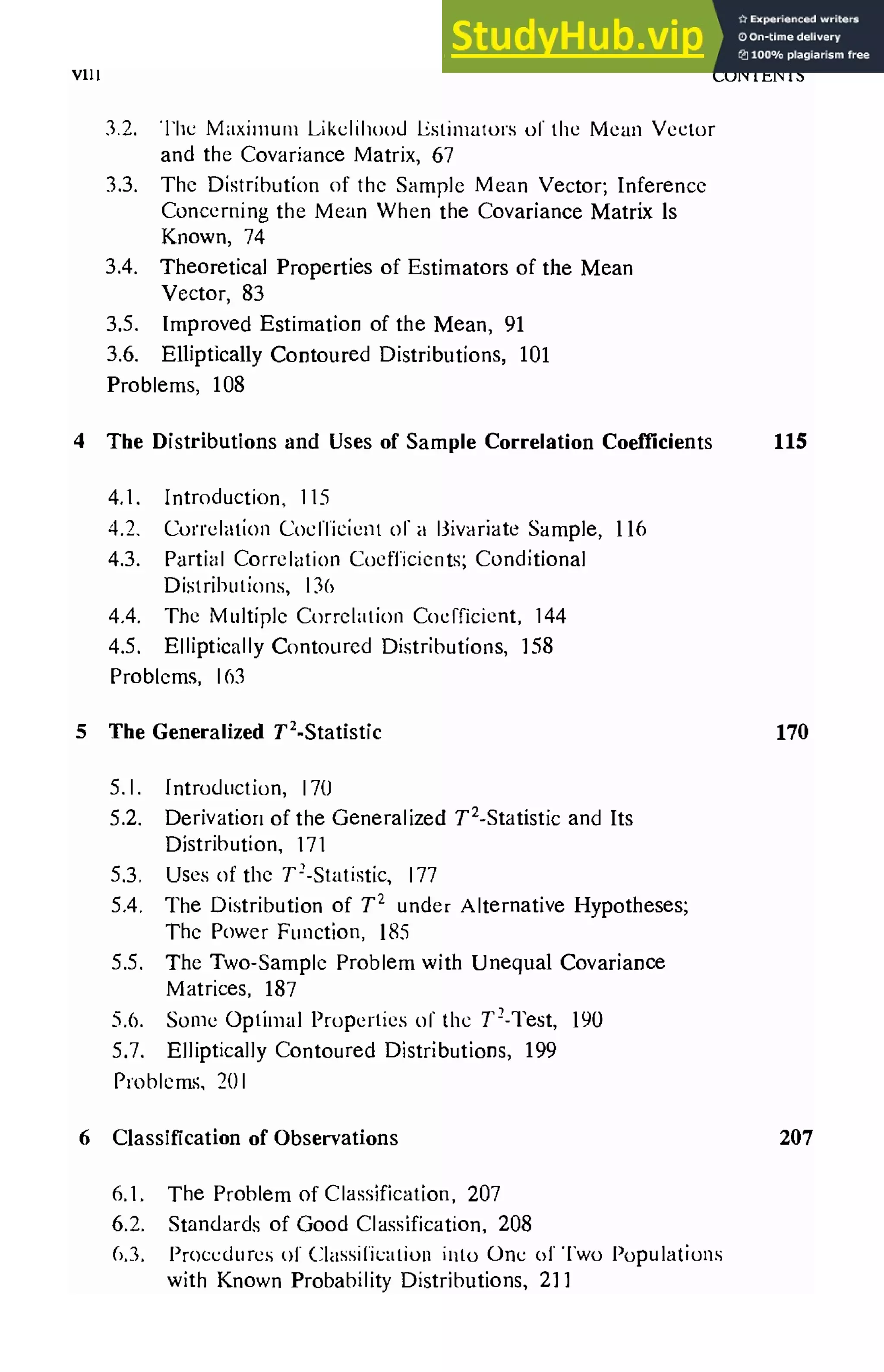 An Introduction To Multivariate Statistical Analysis Third Editionpdf