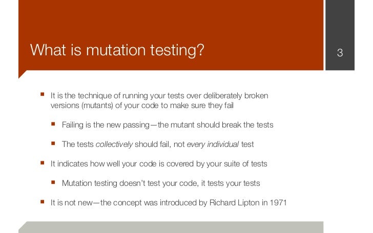 An introduction to mutation testing