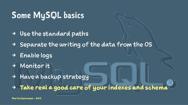 An introduction to MySQL