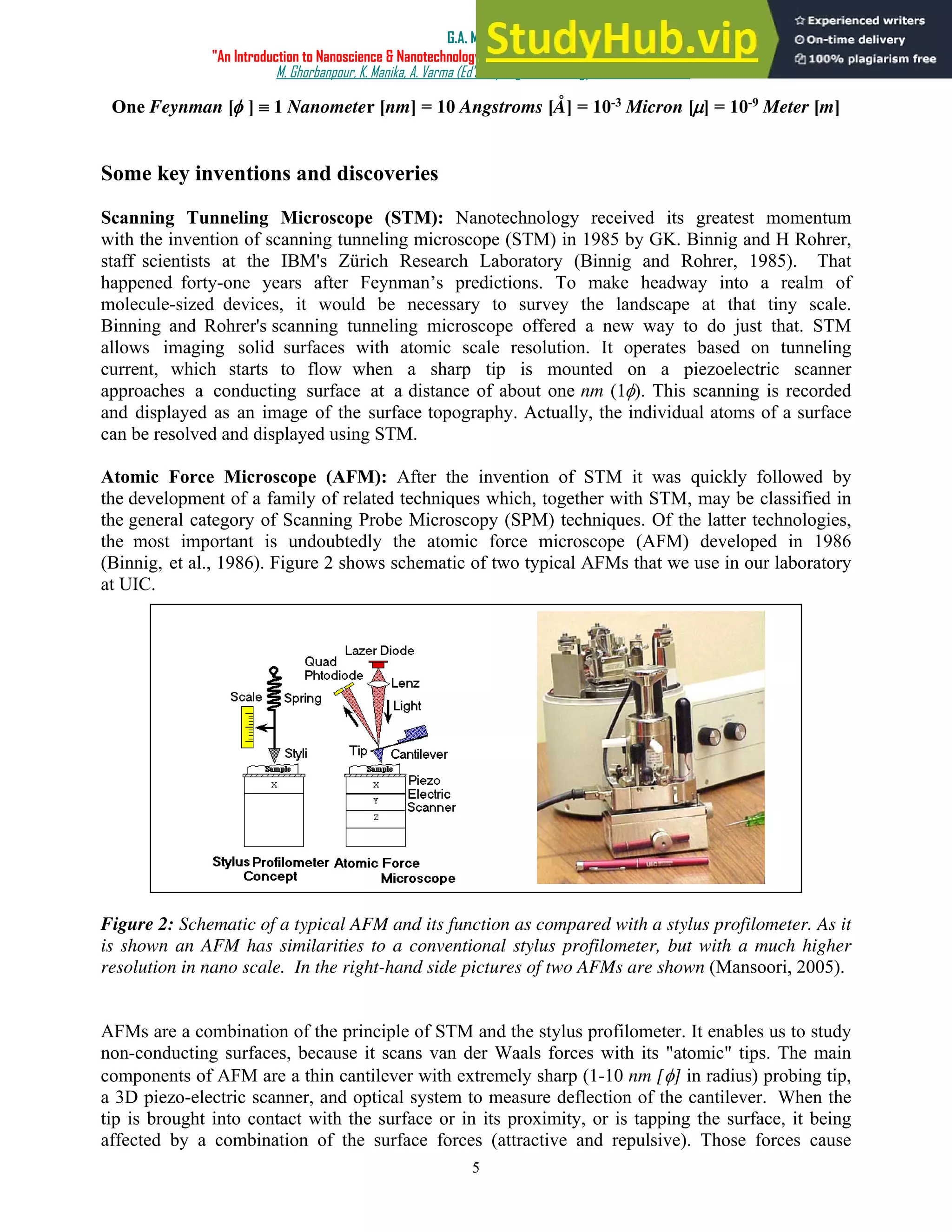 An Introduction To Nanoscience Nanotechnology | PDF