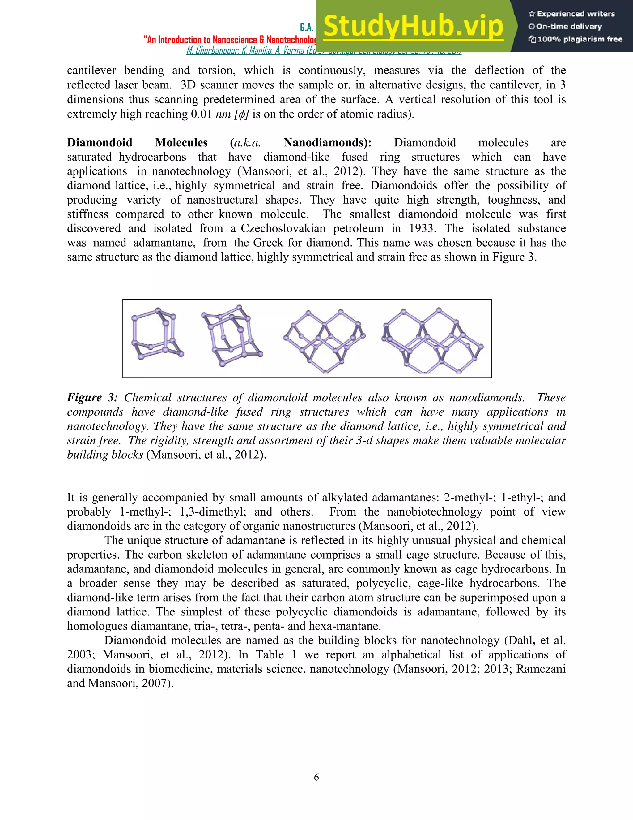 An Introduction To Nanoscience Nanotechnology | PDF