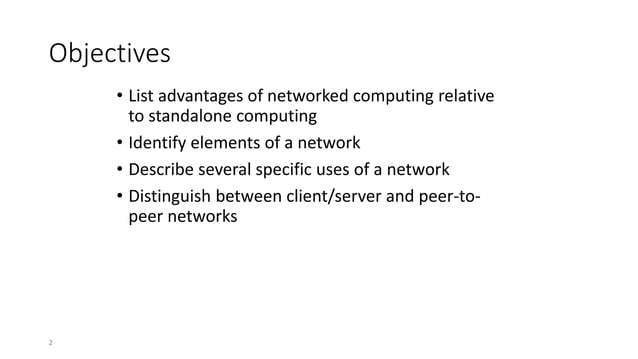 An introduction to networking | PPTX | Internet | Computing