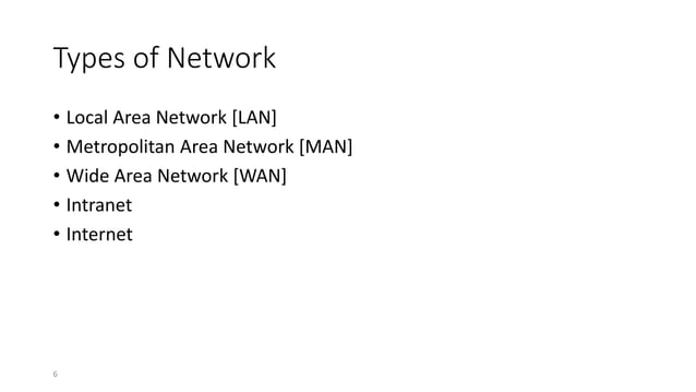 An introduction to networking | PPTX | Internet | Computing