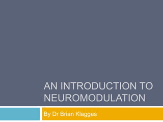 An Introduction to Neuromodulation | PPTX