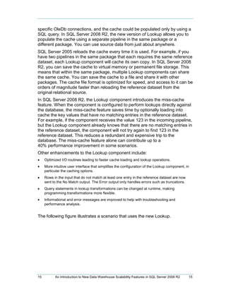 An introduction to new data warehouse scalability features in sql server 2008 | PDF