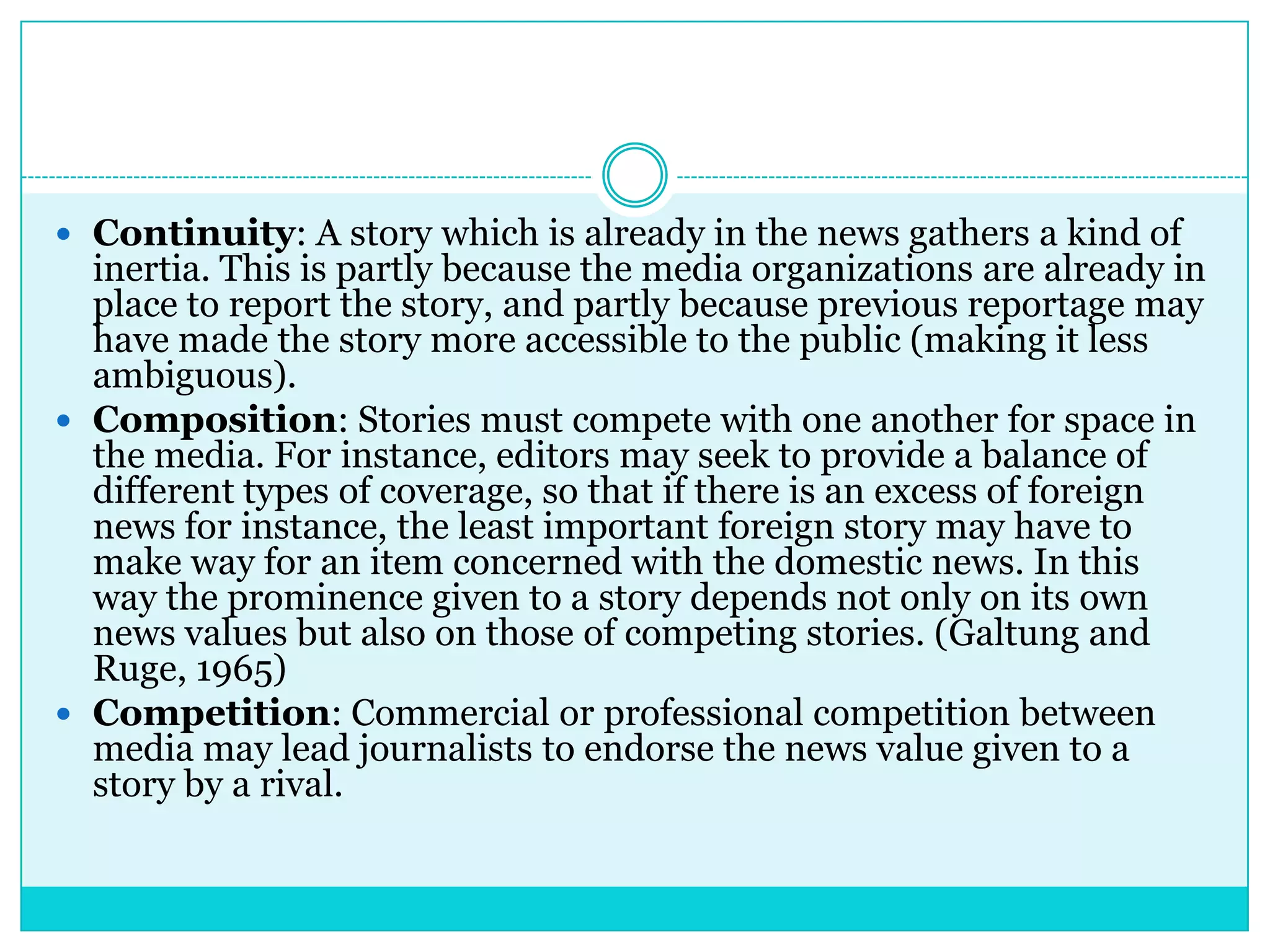 An introduction to news values | PPTX