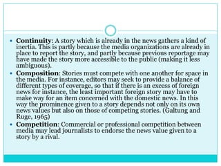 An introduction to news values | PPTX