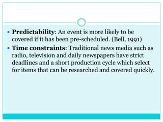 An introduction to news values | PPTX