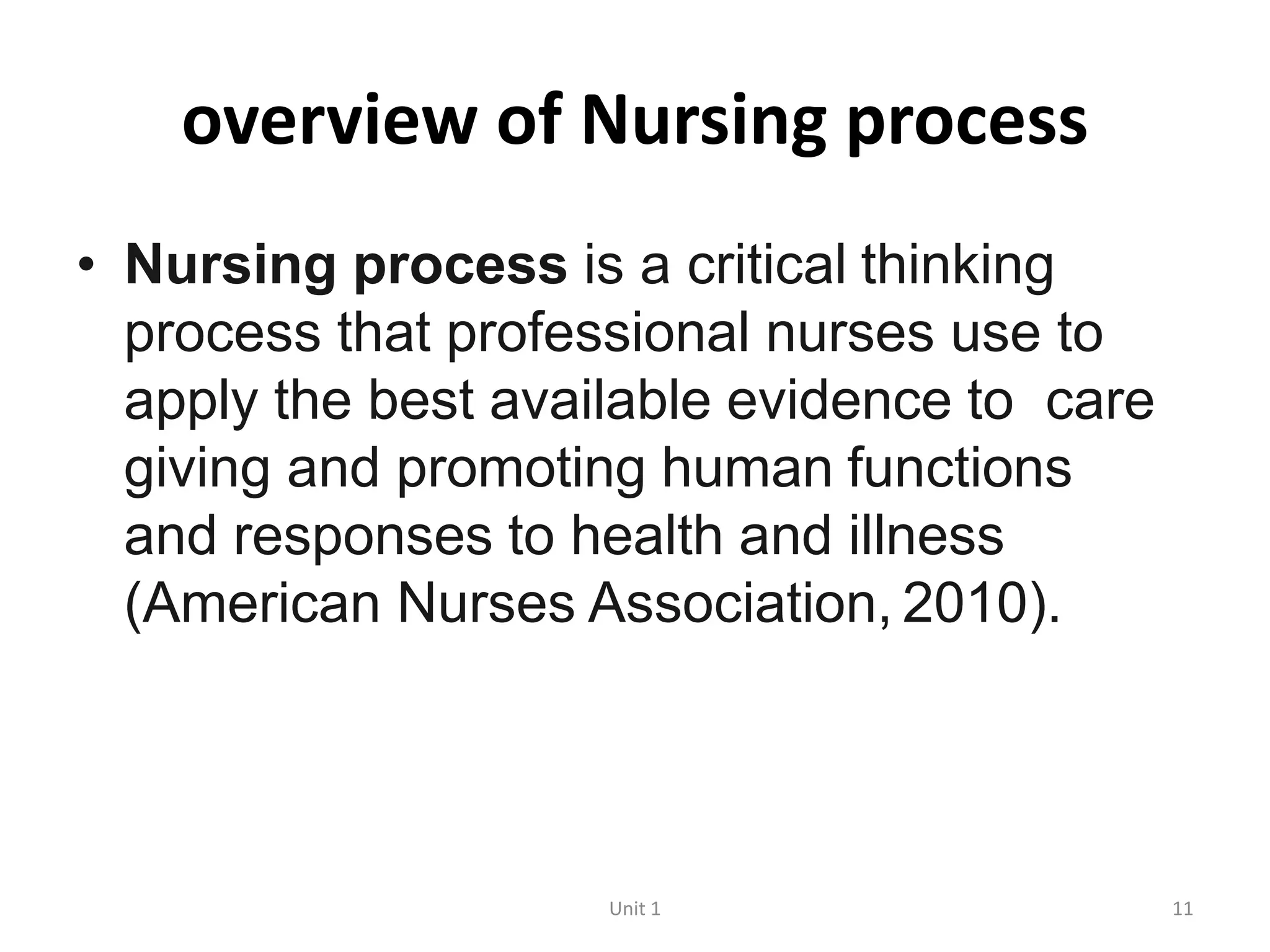 An introduction to nursing theory | PPTX