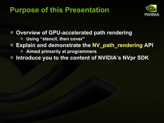 An Introduction to NV_path_rendering | PPT