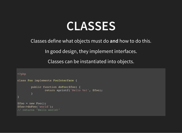 An Introduction to Object-Oriented Programming (DrupalCamp London 2015) | PPT