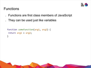 An introduction to Object Oriented JavaScript | PPT