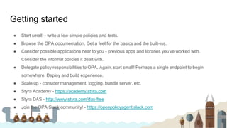 Cloud native policy enforcement with Open Policy Agent | PPTX | Cloud Computing | Internet