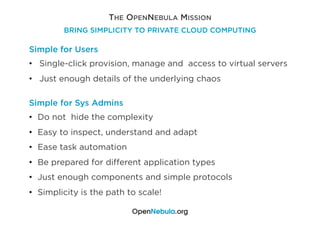 OpenNebula TechDay Boston 2015 - An introduction to OpenNebula | PDF