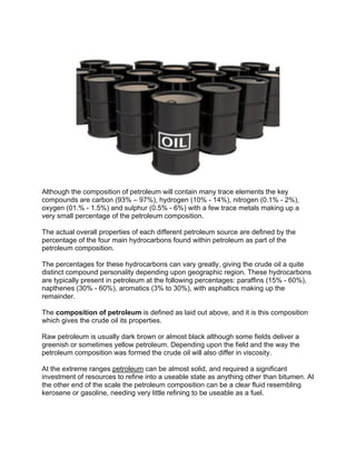 An introduction to petroleum | PDF