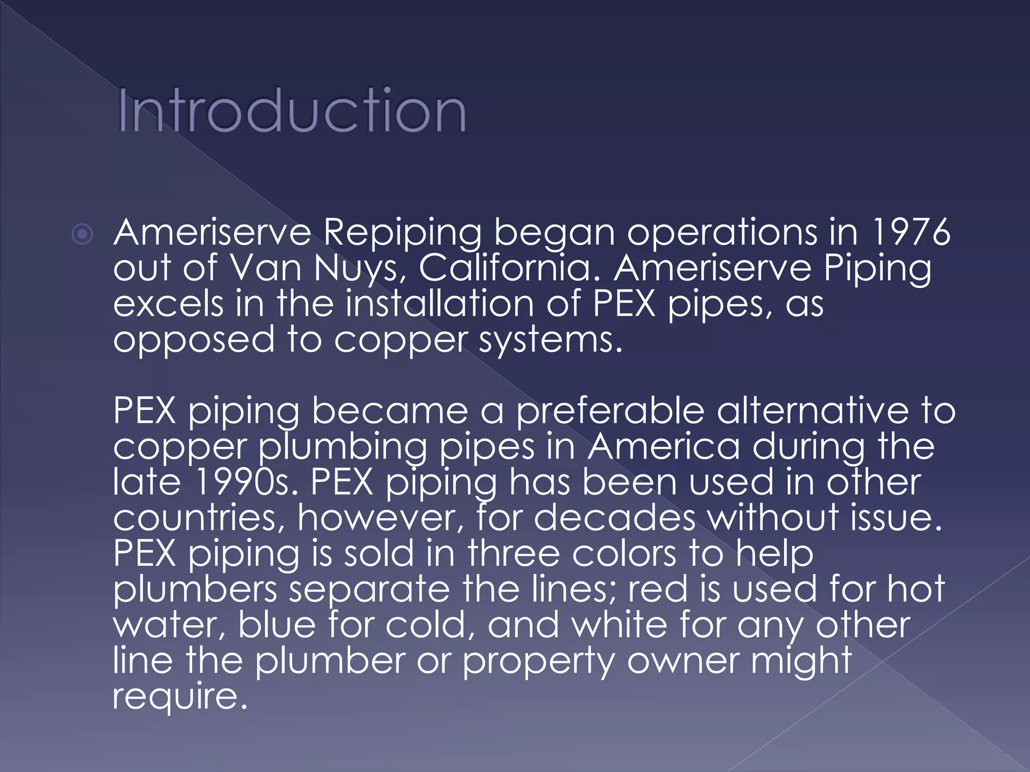 An Introduction to PEX Piping | PPTX